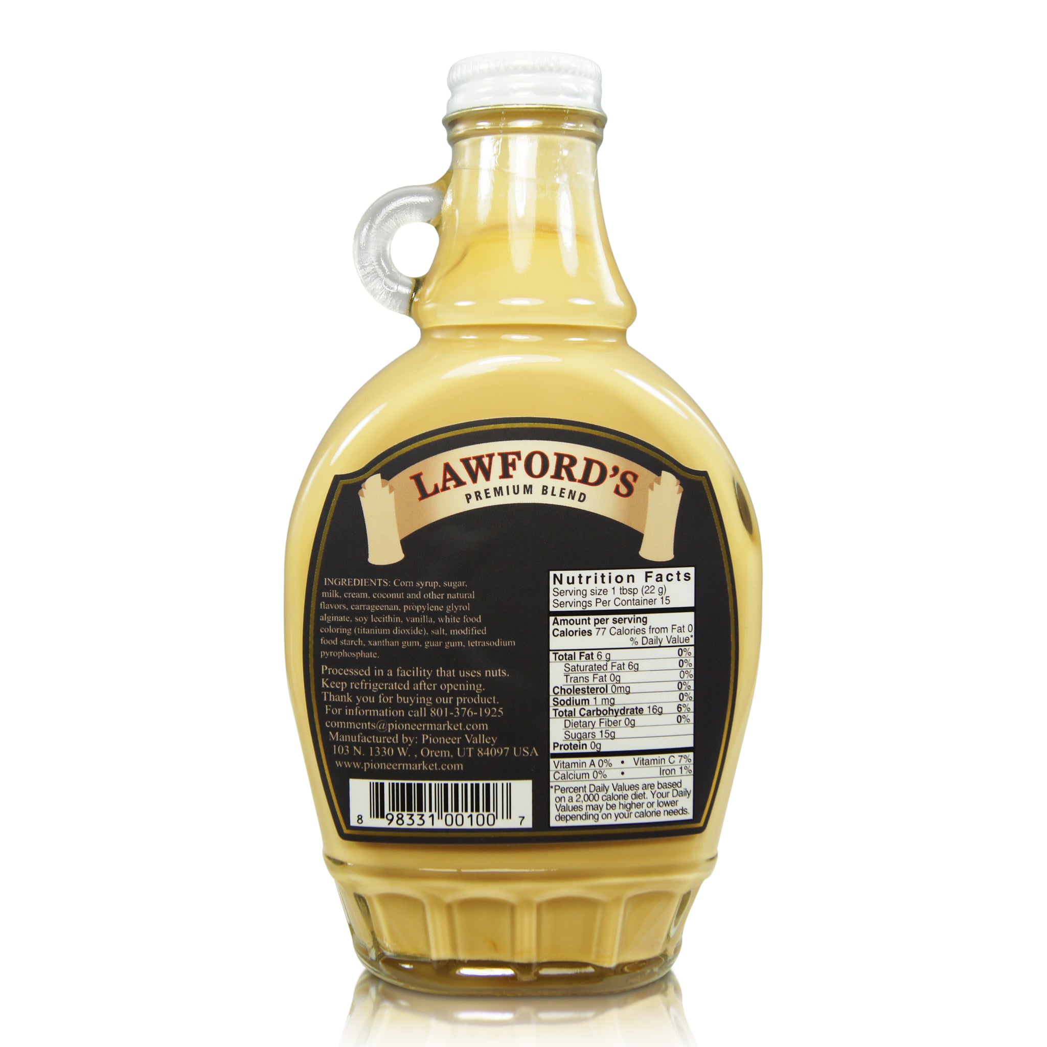 Coconut Cream Syrup – PioneerValley